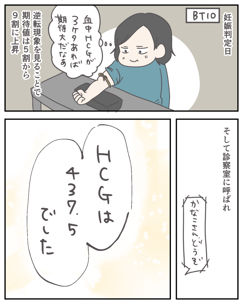 体外受精レポ34 BT10 妊娠判定日 | HYPの勝手に暮らそうか